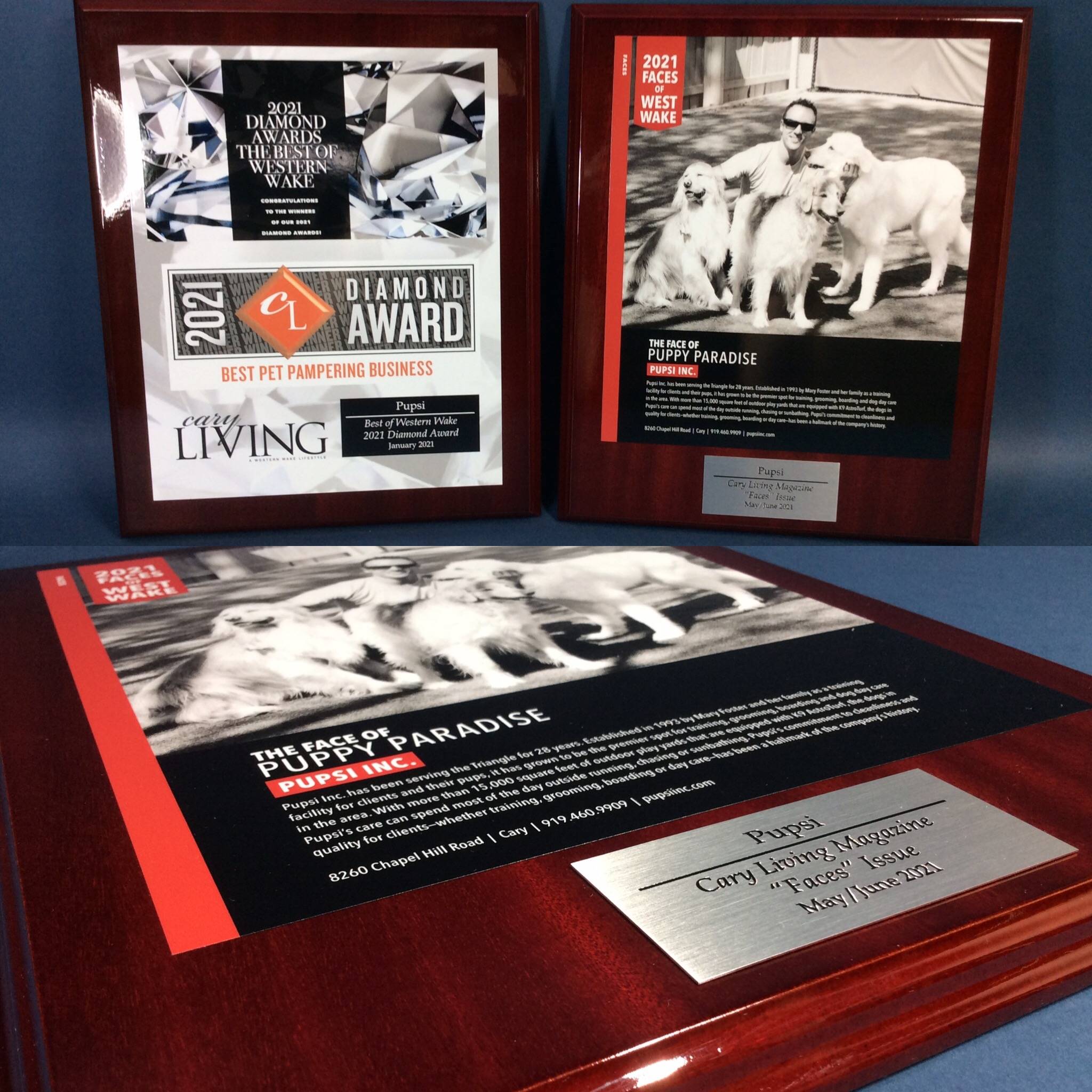 Custom UV Printed Article Plaque with Identifier Plate - FiveStar ...