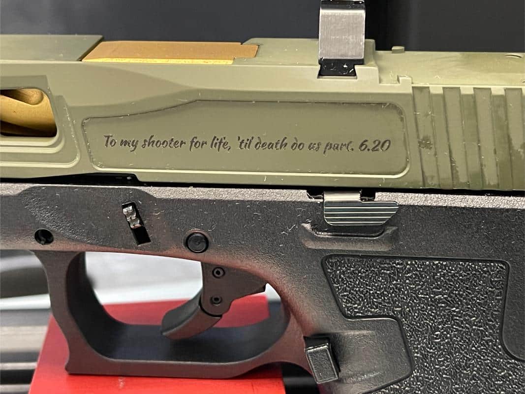 FFL Licensed Firearm Engraving Services by FiveStar in Cary NC